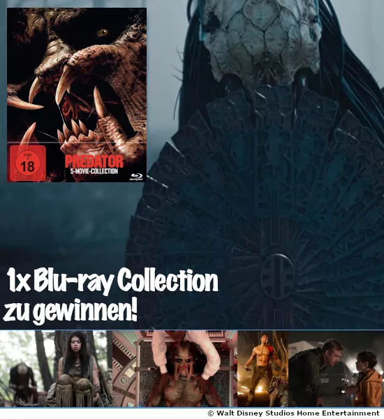 Walt Disney Studios Home Entertainment verlost 1 x „Predator - 5-Movie ...