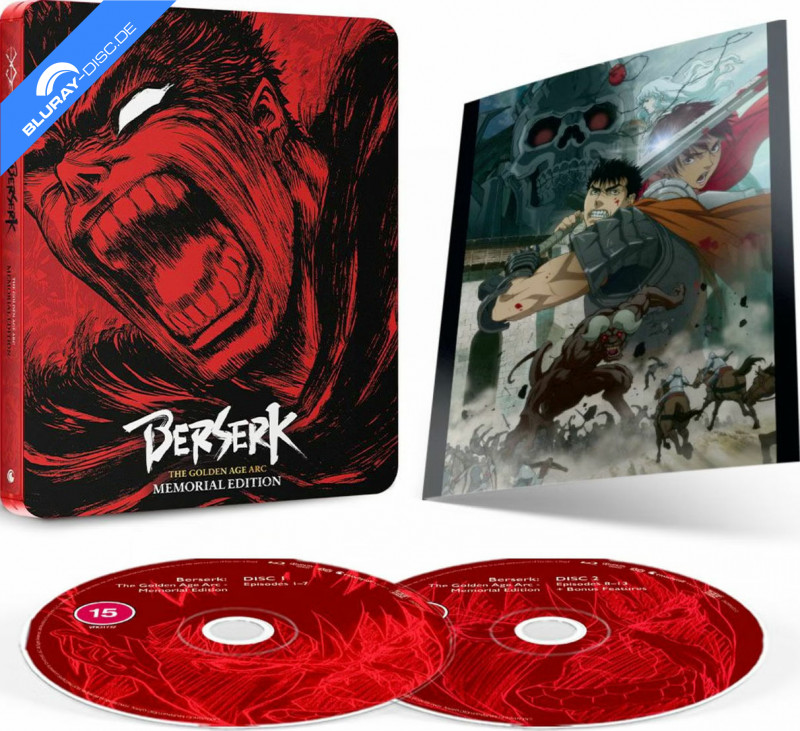 Berserk: The Golden Age Arc - Memorial Edition: Complete Series - Limited Edition Steelbook UK ...