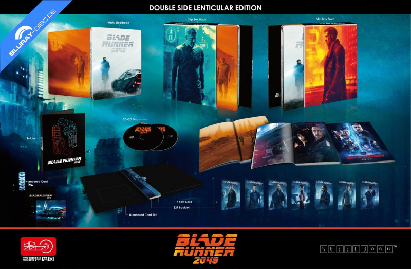 Blade Runner 2049 4K - HDzeta Exclusive Silver Label Limited Edition Double Lenticular Fullslip ...