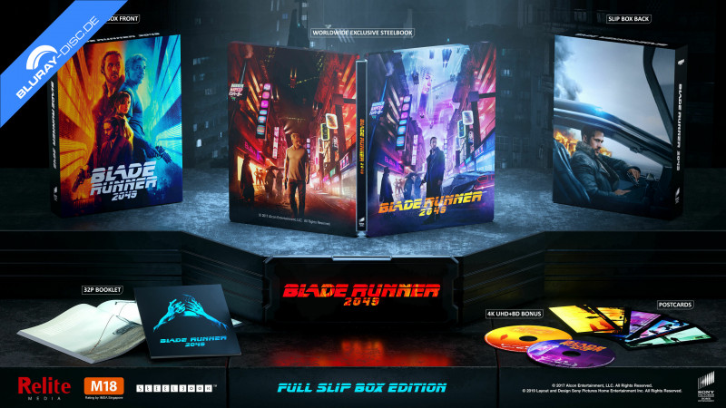 Blade Runner 2049 4K - Relite Media Exclusive #001 Limited Edition Fullslip Steelbook 4K UHD ...