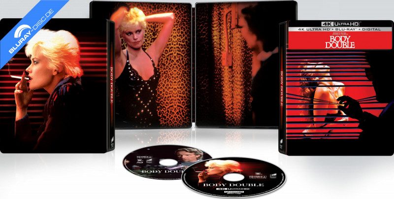 Body Double 1984 4K - Limited Edition Steelbook 4K UHD + Blu-ray + Digital Copy CA Import Blu ...