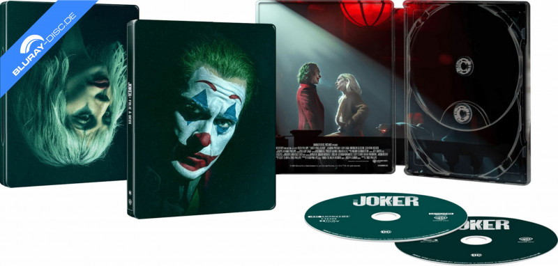 Joker: Folie à Deux 4K - Limited Edition Steelbook 4K UHD + Blu-ray CA Import ohne dt. Ton Blu ...