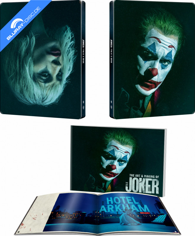 Joker: Folie à Deux 4K - Limited Edition Cover A Steelbook 4K UHD + Blu-ray KR Import ohne dt ...