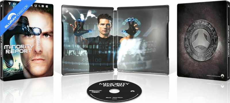 Minority Report 4K - Limited Edition Steelbook 4K UHD + Bonus Blu-ray ...
