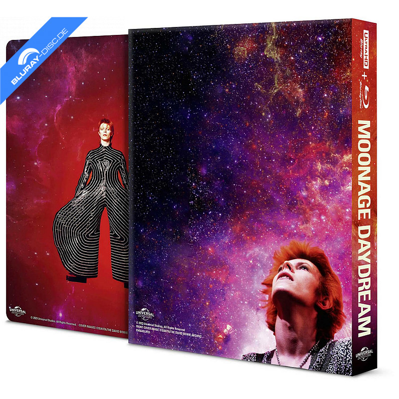 Moonage Daydream 2022 4K - Limited Collector's Edition Fullslip Steelbook 4K UHD + Blu-ray UK ...