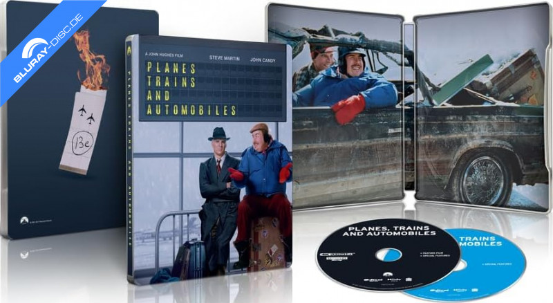 Planes, Trains and Automobiles 4K - Amazon Exclusive Limited Edition Steelbook 4K UHD + Bonus ...
