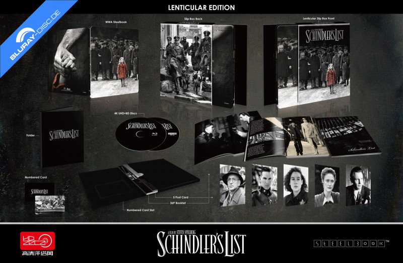 Schindler's List 4K - 25th Anniversary - HDzeta Exclusive Silver Label Limited Edition ...