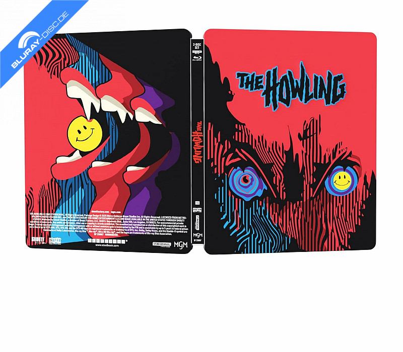 The Howling 1981 4K - Limited Edition Steelbook 4K UHD + Blu-ray US Import ohne dt. Ton Blu-ray ...