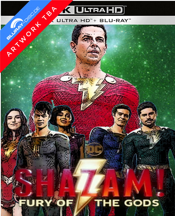 Shazam! Fury of the Gods 4K 4K UHD + Blu-ray UK Import ohne dt. Ton Blu-ray - Film Details