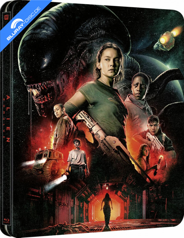 Alien: Romulus 4K - Amazon Exclusive Limited Edition Steelbook 4K UHD + Blu-ray JP Import ohne ...