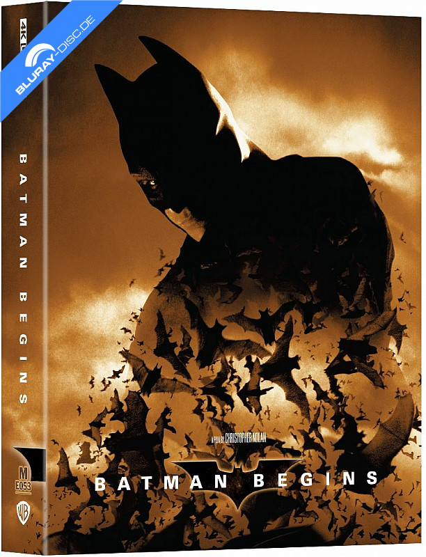 Batman Begins 2005 4K - Manta Lab Exclusive #53 Limited Edition Fullslip Steelbook 4K UHD + Blu ...