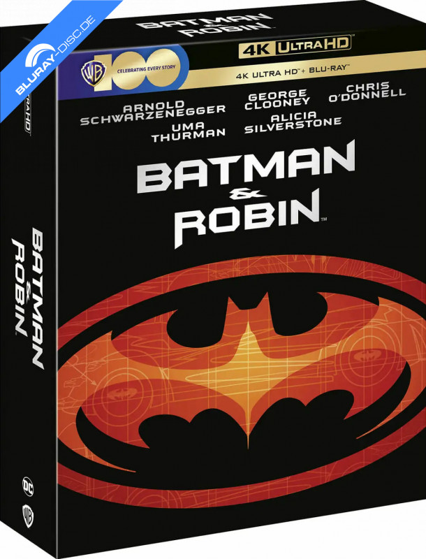 Batman & Robin 4K - Ultimate Collector's Edition Steelbook 4K UHD + Blu-ray UK Import Blu-ray ...