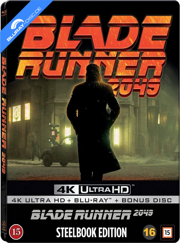 Blade Runner 2049 4K - Limited Edition Steelbook Neuauflage 4K UHD + Blu-ray + Bonus Blu-ray SE ...
