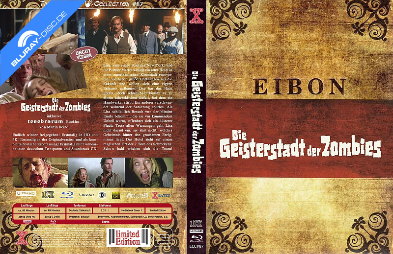 Die Geisterstadt der Zombies 4K Limited X-Rated Eurocult Collection #87 4K UHD + Blu-ray ...