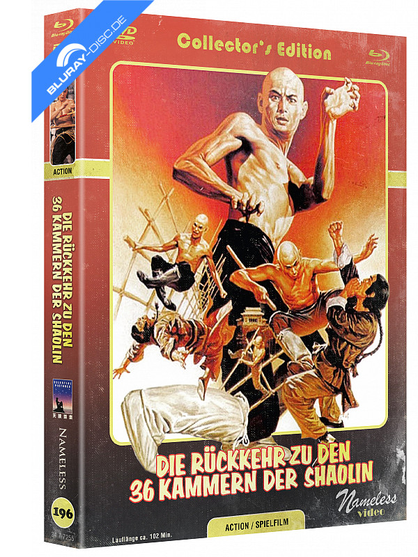 Die Rückkehr zu den 36 Kammern der Shaolin Limited Mediabook Edition Cover C Blu-ray + DVD Blu ...