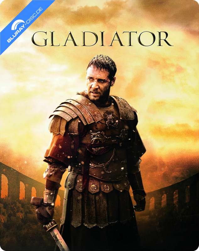 Gladiator 4K - Theatrical and Extended - Amazon Exclusive Limited Edition Steelbook 4K UHD + Blu ...