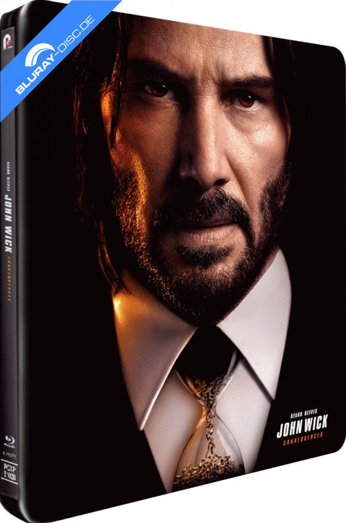John Wick: Consequences 2023 - Limited Edition Steelbook Blu-ray + Bonus Blu-ray JP Import ohne ...
