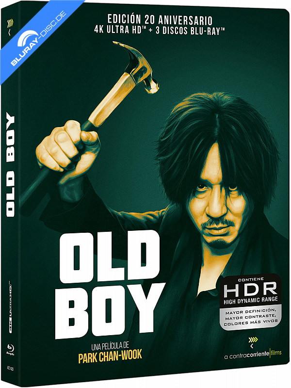Oldboy 2003 4K - Edición 20 Aniversario Fullslip 4K UHD + Blu-ray + 2 Bonus Blu-ray ES Import ...