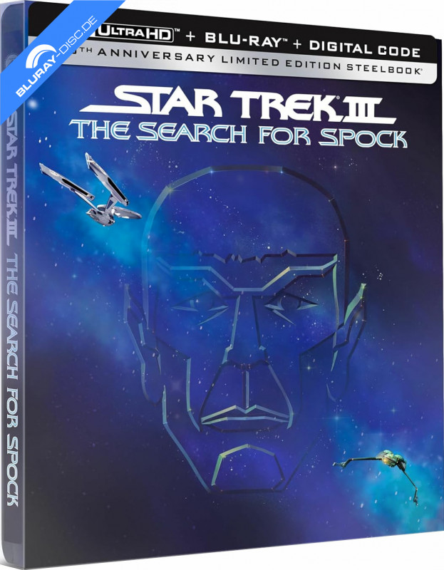 Star Trek III: The Search for Spock 4K - 40th Anniversary - Limited Edition PET Slipcover ...