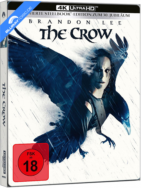 The Crow 1994 4K Limited Steelbook Edition 4K UHD + Blu-ray Blu-ray ...