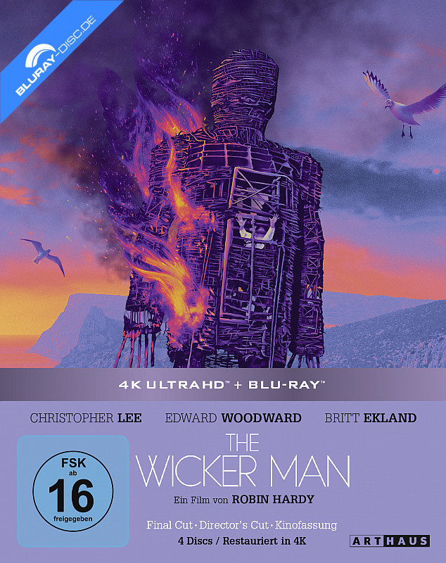 The Wicker Man 1973 4K Final Cut + Director's Cut + Kinofassung Limited ...